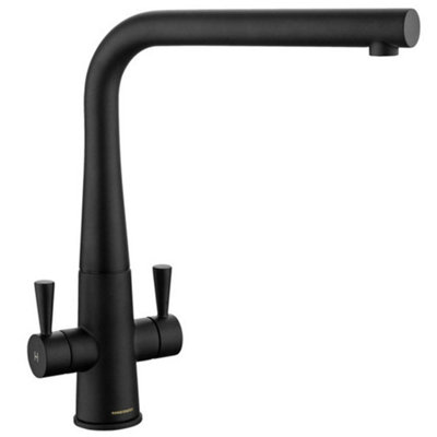 Rangemaster Conical Twin Lever Kitchen Mixer Tap TCO1 Series, Chrome ...