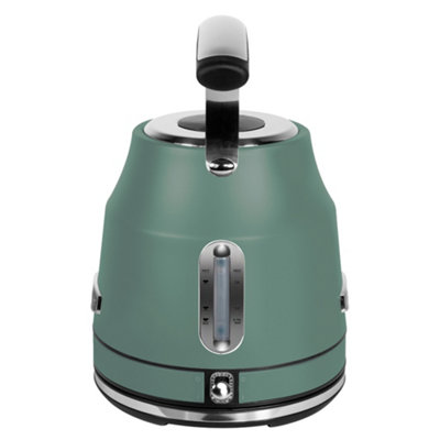 Rangemaster Cordless Kettle Mineral Green 1.7L Quick and Quiet Boil, Boil Dry Protection 3 Year ...