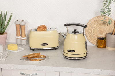Rangemaster RMCL2S201CM Classic 2 Slice Toaster - Matt Cream