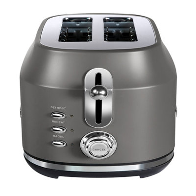 Rangemaster RMCL2S201GY Classic 2 Slice Toaster - Matt Slate Grey