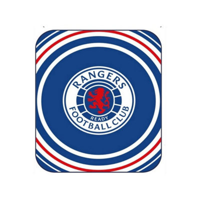 Rangers FC Fleece Pulse Blanket Blue/White/Red (One Size)