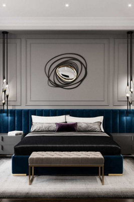 Raphael Extra Wide Headboard Bed - Doorstep Delivery Only No Assembly ...