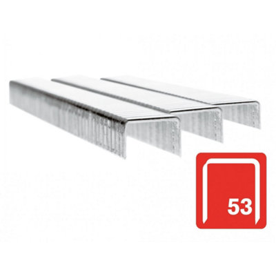 Rapid 53 Series Galvanised Staples Galvanised (6mm, Box of 2500)