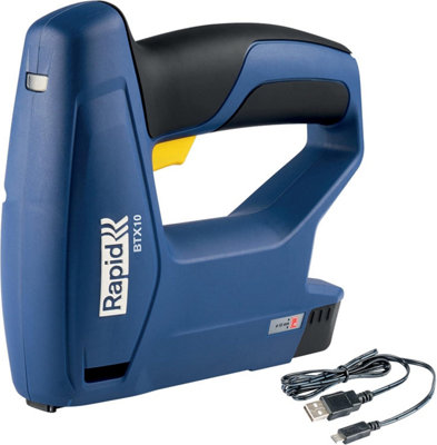 Rapid BTX10 Battery-Powered Staple Gun Cordless Electric Staple Gun for ...