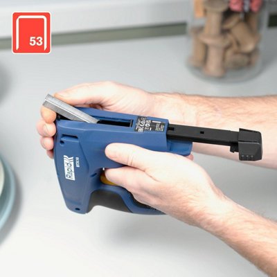 Rapid BTX10 Battery-Powered Staple Gun Cordless Electric Staple Gun for ...