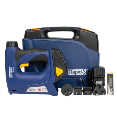 Rapid BTX530 Cordless Tacker Stapler Li-ion Battery Staple Gun RPDBTX530