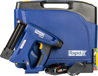 Rapid BTX553 18V Power 4 All Battery Powered Staple Gun Kit Cordless ...