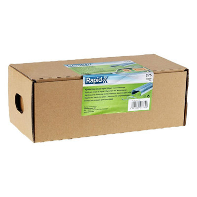 Rapid C75 Aluminium Hog Rings 6000 pcs For Home Garden Securing ...