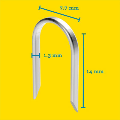 Rapid High-Performance Rounded Crown Staples for Low-Voltage 6mm Cables ...
