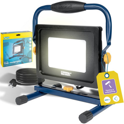 Rapid LED Work Light The Painter+ 5000 Lumen Ultra-Bright Adjustable ...