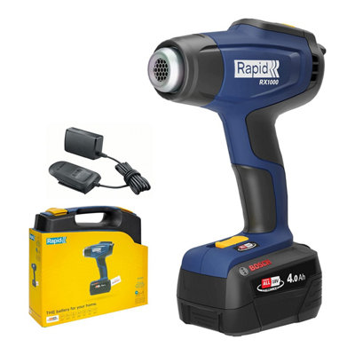 Rapid Power Tools RX1000 18V P4A Battery Powered Hot Air Gun with ...