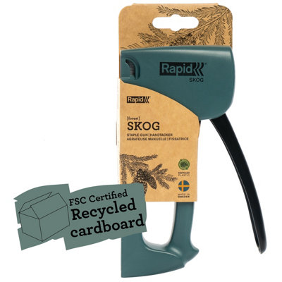 Rapid R13 Upholstery Staple Gun in Skog Green For No.13 Staples 4-10mm ...
