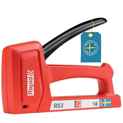 Rapid R53 Light Duty Manual Staple Gun For Wood Wall Upholstery Stapler ...