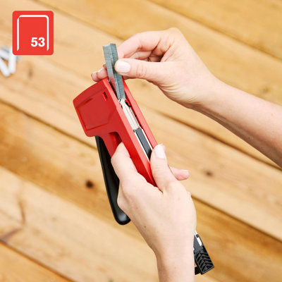 Rapid R53 Light Duty Manual Staple Gun For Wood Wall Upholstery Stapler ...