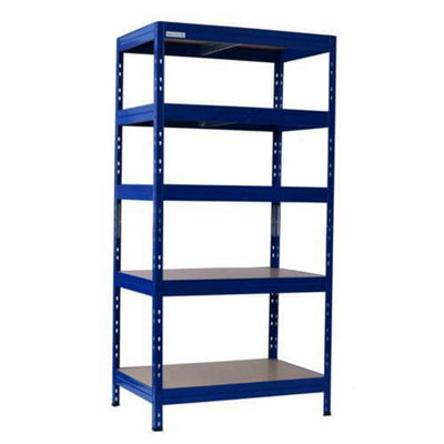 Rapid Racking Rapid 3 Pro 1800h x 900w x 450mmd Blue 5 Fibreboard Shelves