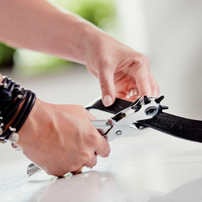 Rapid RP03 Plier Leather Punch Rotating Head For Jeans Textiles & Plastics