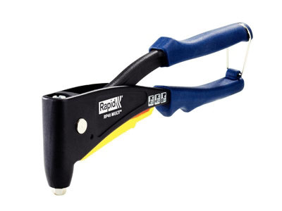Rapid RP40 Multi Hand Riveter Soft Grip With 150 Rivets, 3 Drills & Case