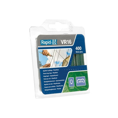 Rapid Vr16 Hog Rings Multi Colour (Pack of 400)