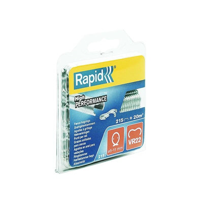 Rapid Vr22 Hog Rings Multi Colour (Galvanised Pack of 215)