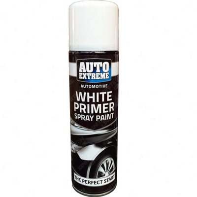 Rapide Auto Extreme All Purpose Spray Can White Primer Finish 250ml