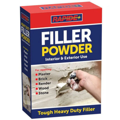 Rapide Filler Powder Tough Heavy Duty Plaster Brick Wood Render Stone Wall