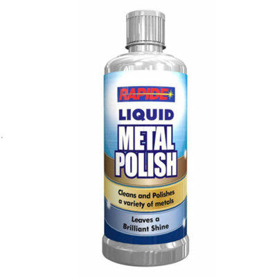 Rapide Liquid Metal Polish Steel Chrome Aluminium Copper Brass Steel 250mL