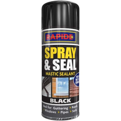 Rapide Spray & Seal Leak Fix Stop Sealant Instant Waterproof - Black ...