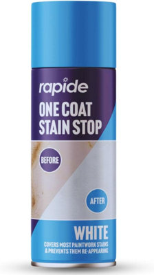 Rapide White One Coat Stain Stop Primer Sealer Blocks Grease Water ...