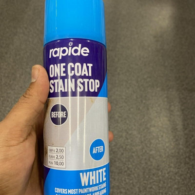 Rapide White One Coat Stain Stop Primer Sealer Blocks Grease Water ...