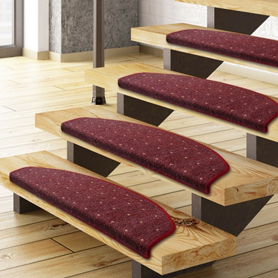 Rapido Self Adhesive Edged Hard Wearing Carpet Stair Tread Mat for ...