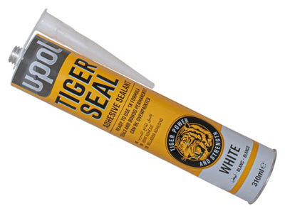 RAPTOR UPOL Tiger Seal Permanent Adhesive Sealant White 310mL Ready To Use