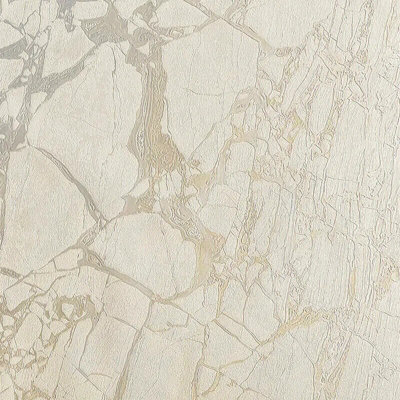 Rasch Enzo Marble Effect Ivory and Gold Metallic Wallpaper 538137