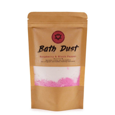Raspberry Pepper Bath Dust for Luxurious Soaks
