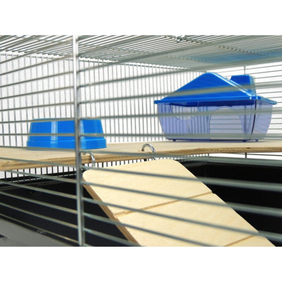 Rat and Hamster Cage with Shelf - Carlton Medium Grey