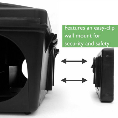 Rat & Mouse Bait Box Stations- Tamper Proof, Heavy Duty Outdoor ...
