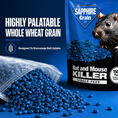 Rat Poison Bait Grains Mouse Bait Sachets Rodent Repellent Grain Bait ...