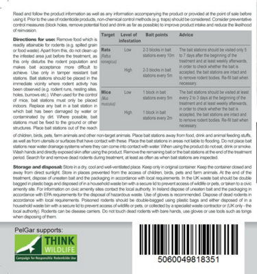 Rat Poisoning Blocks Mouse Bait Blocks Single Feed Rodent Killer Max ...