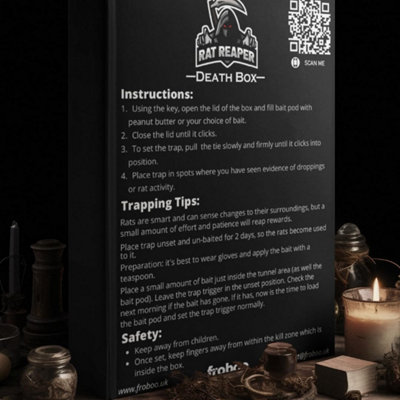 Rat Reaper Death Box Instant Kill Rat Trap 2 pack