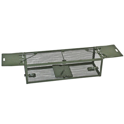 Rat Squirrel Trap Heavy Duty Metal Humane Vermin Mouse Rodent Cage Pest ...