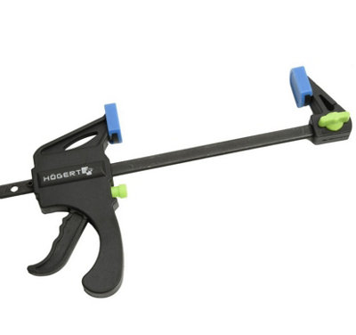 Ratchet Bar Clamp & Spreader 450 x 63mm Quick-Release Steel Rail ...