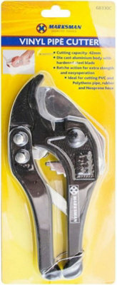 Ratchet Pvc Vinyl Plastic Tube Pipe & Conduit Cutter Plumbing Plumber ...