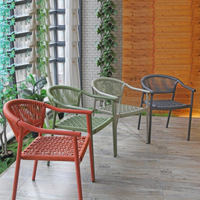 RATTAN CORNER RAISING TABLE DINING COFFEE WICKER GARDEN OUTDOOR ...