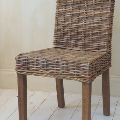 Rattan Dining Chair - Wicker Kitchen Chair