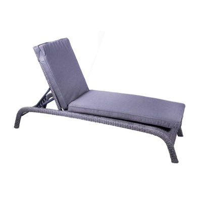 Rattan Multi Position Arched Sun Lounger
