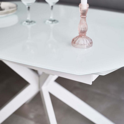 Ravenna Ceramic Motion Table White