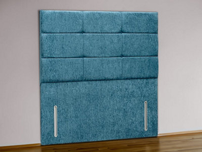 Ravenna Floor Standing Upholstered Headboard 3FT Single - Wool Jade