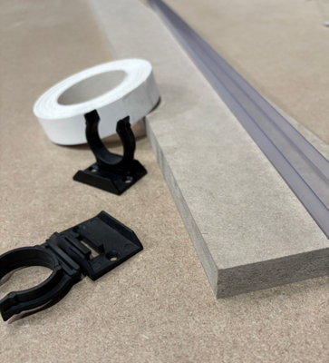 Raw Paintable MDF Plinth Kickboard Kit. 18mm MDF 160mm (h) x 1100mm (l ...