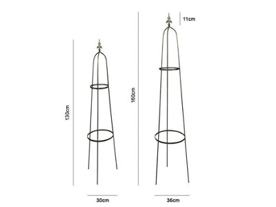 Raw Steel Spire Obelisk Designed to Rust - Single (Small)