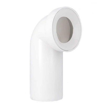 Rawiplast 110mm 90 Deg Elbow Toilet Waste Pan Connector Soil Water Pipe ...