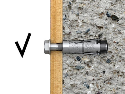 Rawlplug R-S1-RBL-M6/10/5 Rawlbolt Loose Bolt M6/10L (Bag 5) RAWM610LB